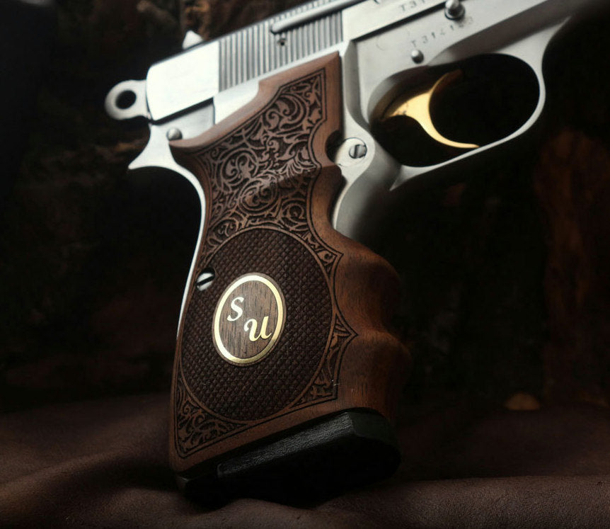 Custom Browning Hi Power Grips